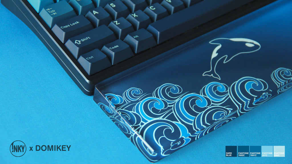 DOMIKEY X INKY Silent Sea Cherry Profile Triple-Shot Keycaps Extras ...
